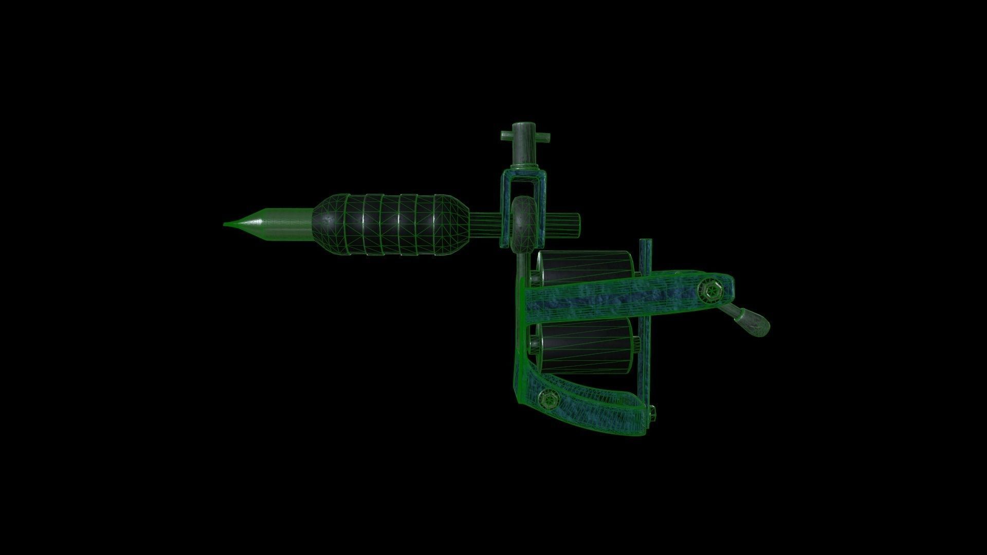 TATO-001 Tattoo Machine 3D model | CGTrader