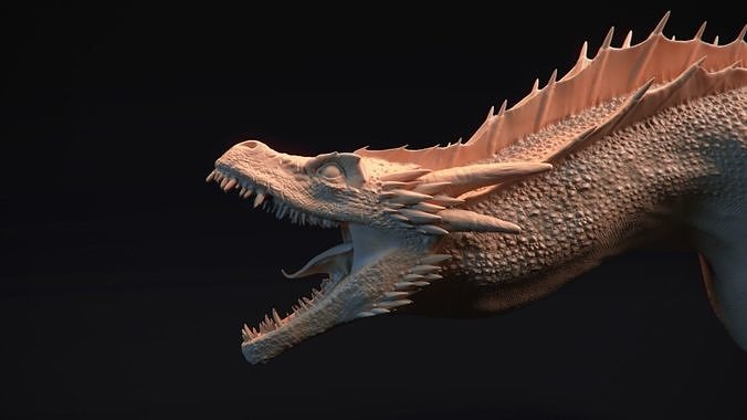 Dragon Bust - Game of Thrones - Drogon - 3D model 3D printable | CGTrader