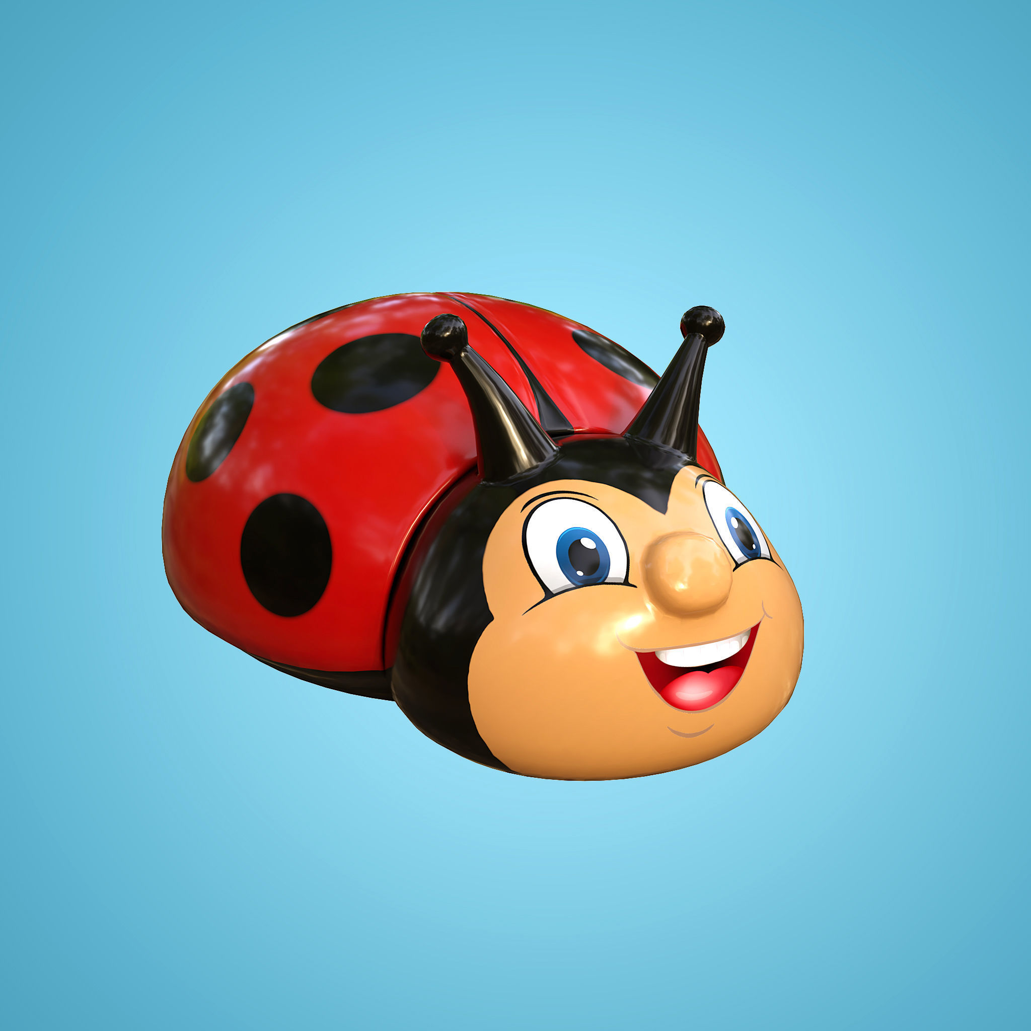 Ladybird 3D model | CGTrader