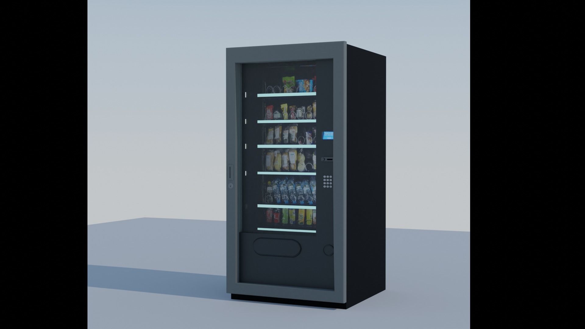 Vending Machine free 3D model animated | CGTrader