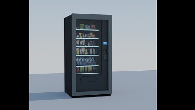 Vending Machine free 3D model animated | CGTrader