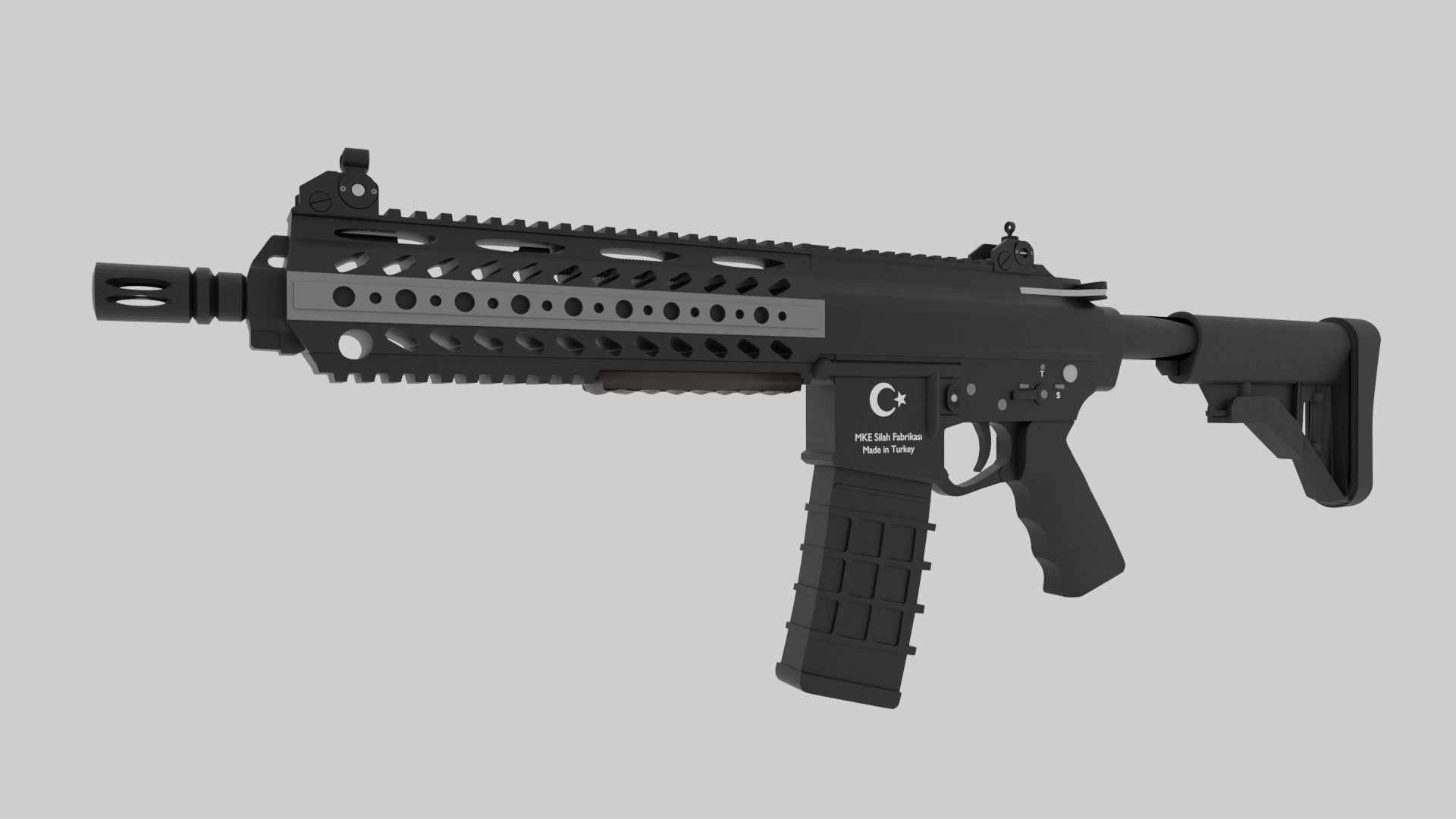 MPT-55 Assault Rifle 3D model | CGTrader