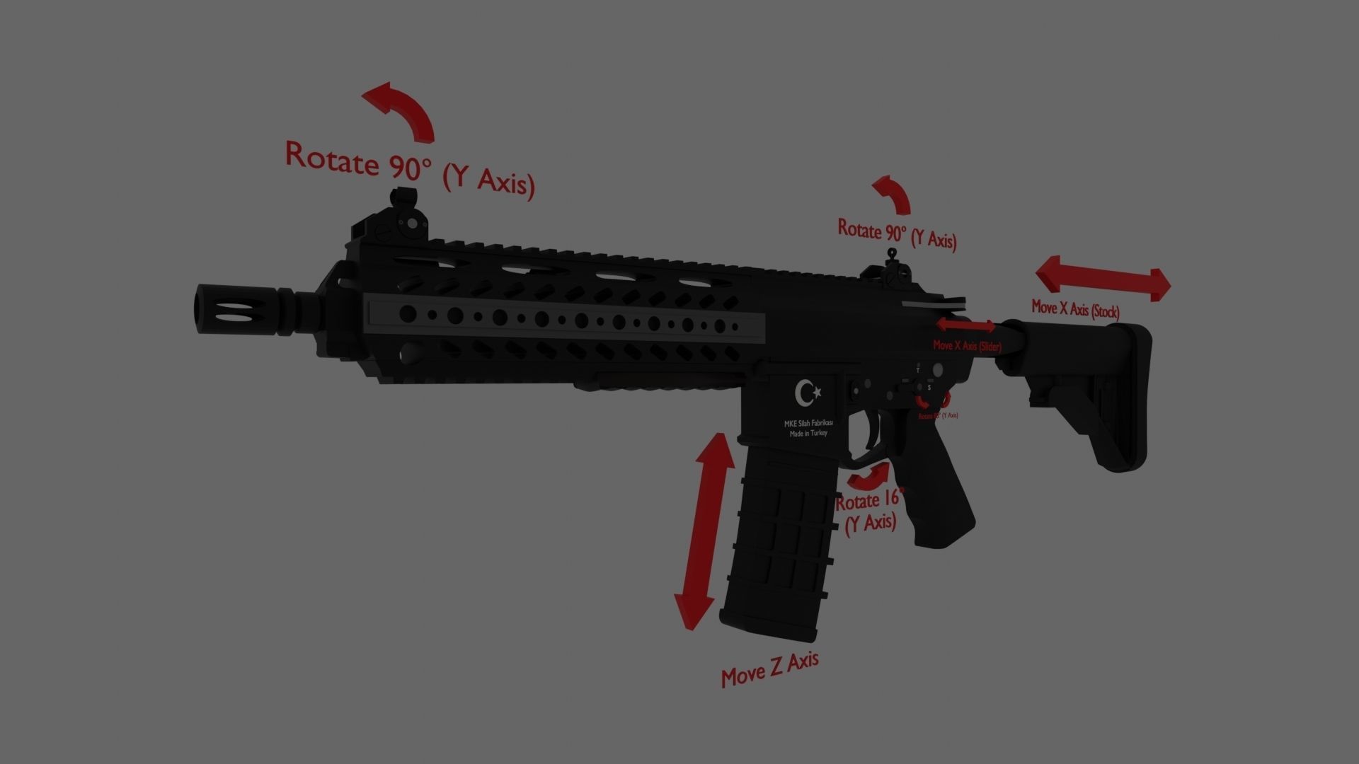 MPT-55 Assault Rifle 3D model | CGTrader