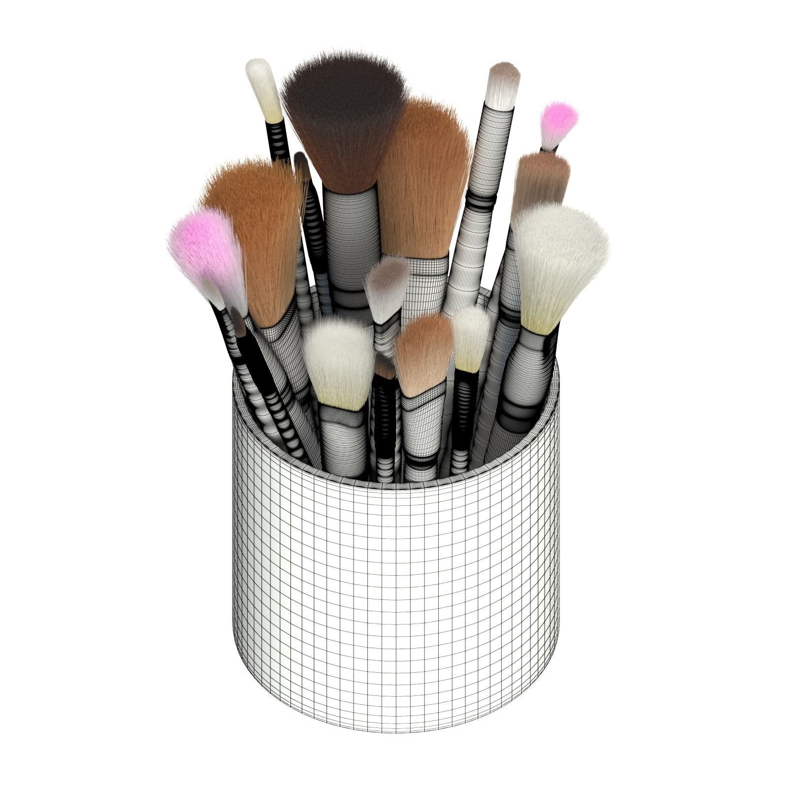 Makeup brush organizer 3D model | CGTrader