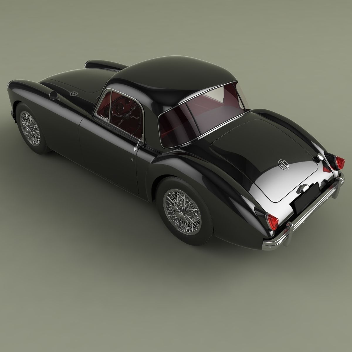 MG MGA Coupe 3D model | CGTrader