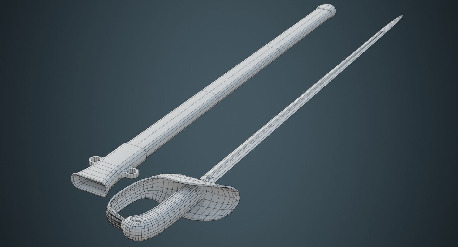 3D model Sabre 2C VR / AR / low-poly | CGTrader