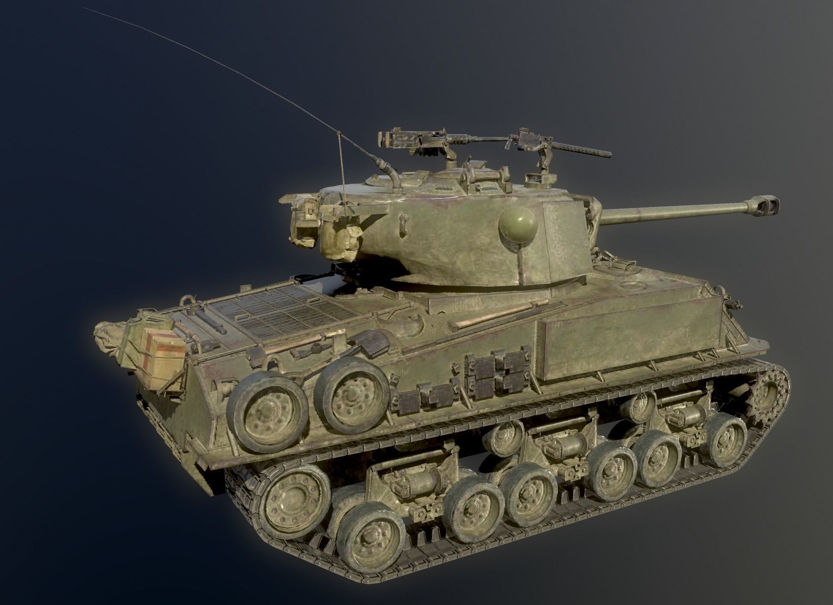 America M4 Sherman Medium Tank USA 3D model | CGTrader