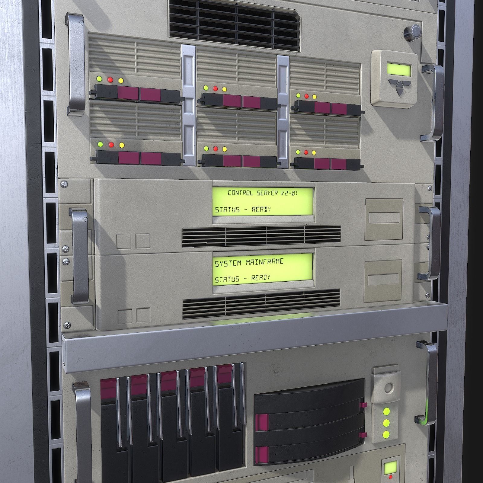 3D model Mainframe VR / AR / low-poly | CGTrader