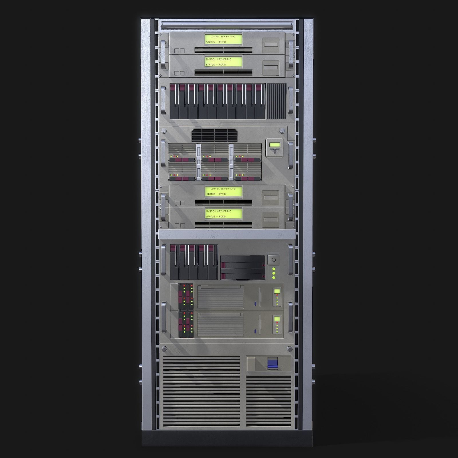 3D model Mainframe VR / AR / low-poly | CGTrader