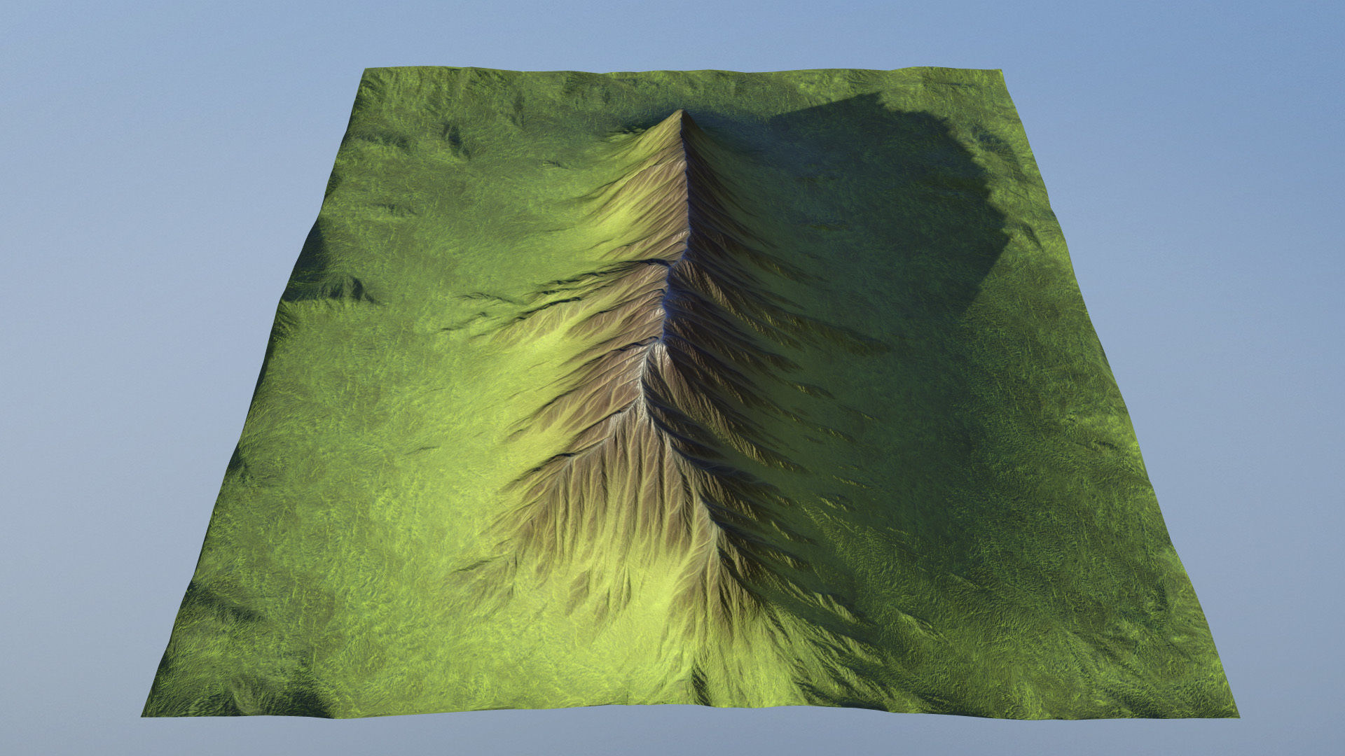 3D model Mountain Game Ready Modular Low Poly Model Rocks PBR Unity 01 ...