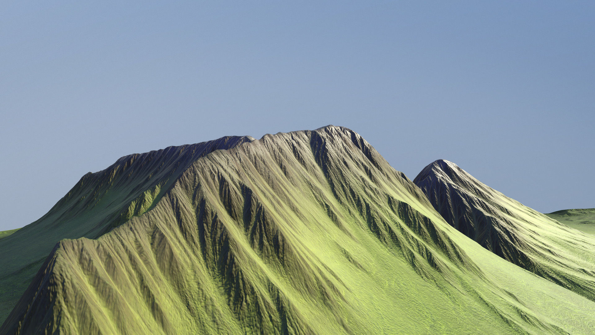 3D model Mountain Game Ready Modular Low Poly Model Rocks PBR Unity 01 ...