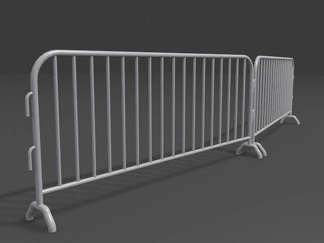 3D model The Barrier metal barricade VR / AR / low-poly | CGTrader
