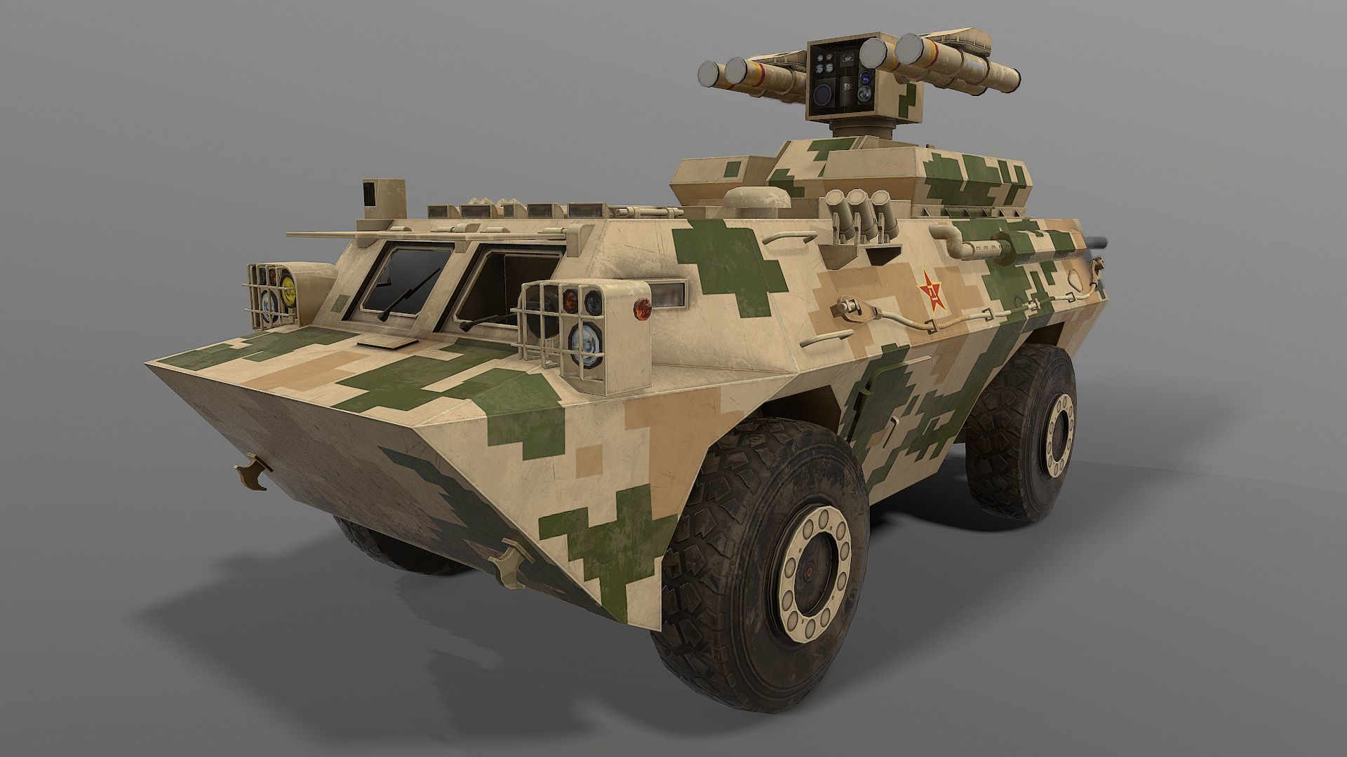 3D model AFT-9 plus missile VR / AR / low-poly | CGTrader