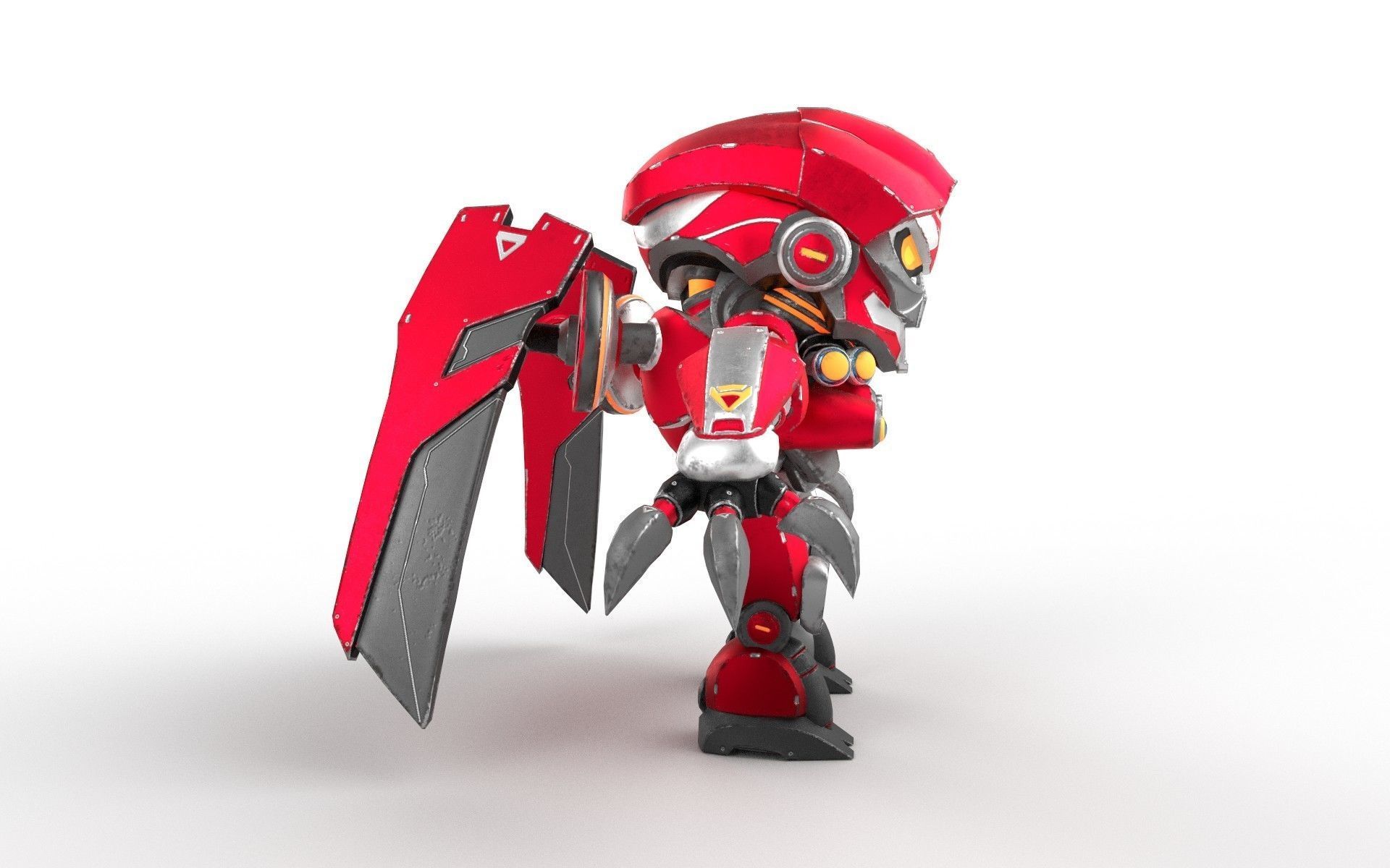 3D model Shatter - Transformer VR / AR / low-poly | CGTrader