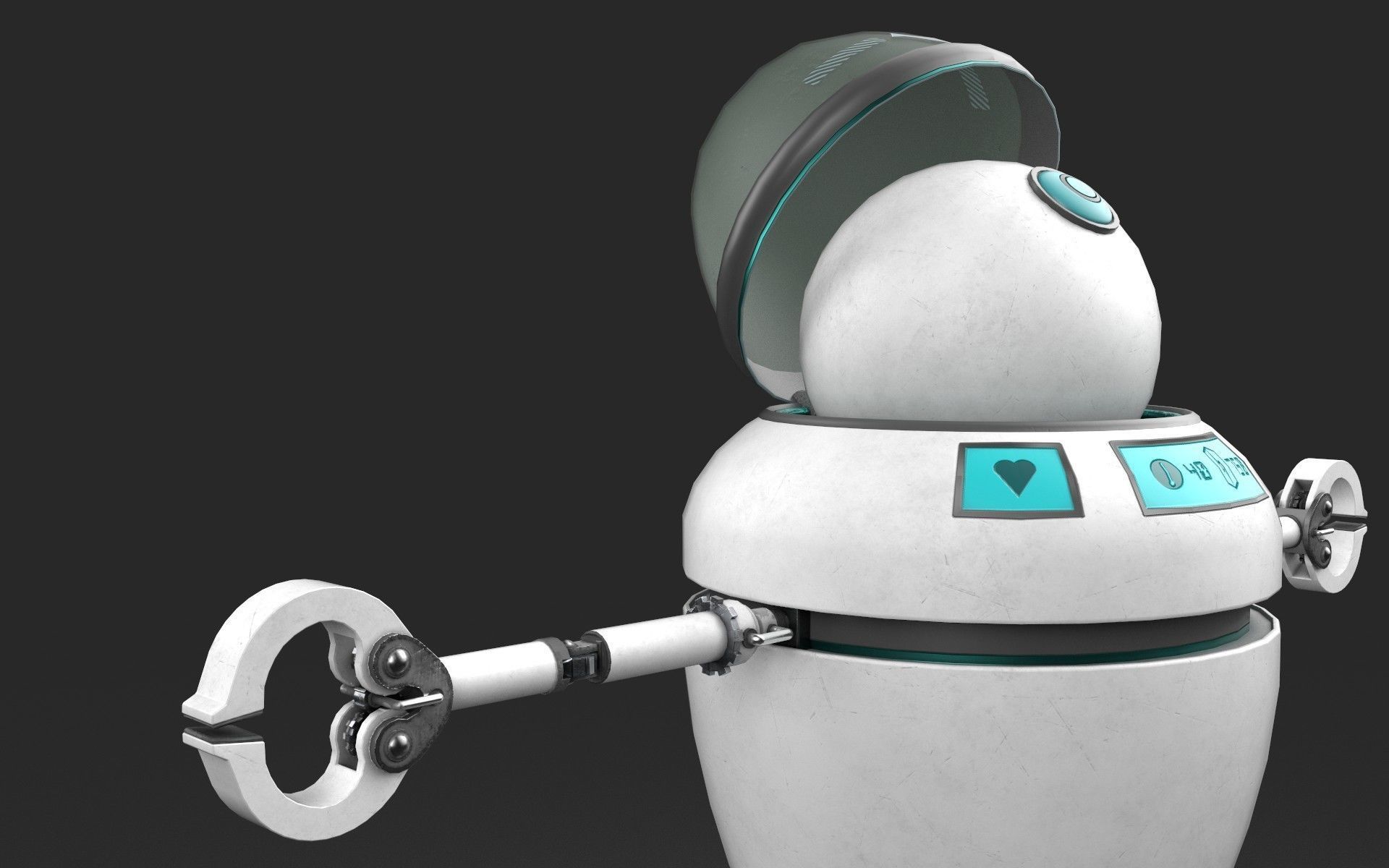 3D model Rob 3000 VR / AR / low-poly | CGTrader