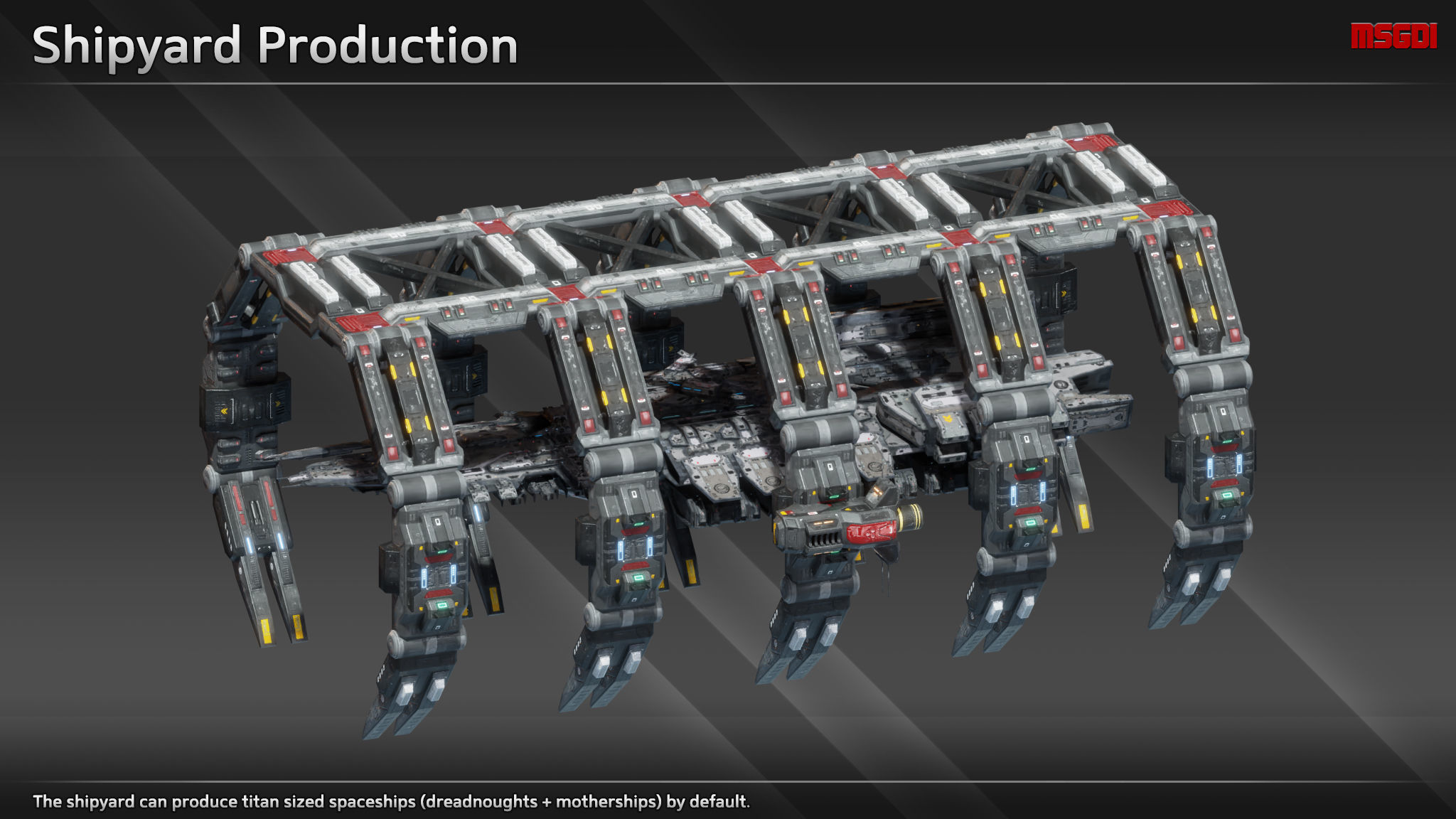 Spaceship Shipyard Collection | CGTrader