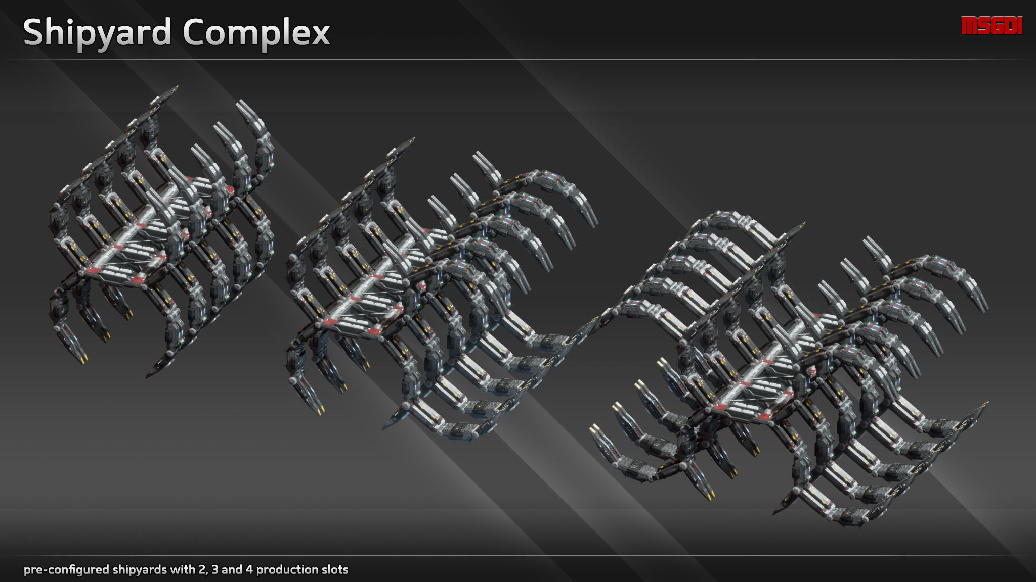 Spaceship Shipyard Collection | CGTrader