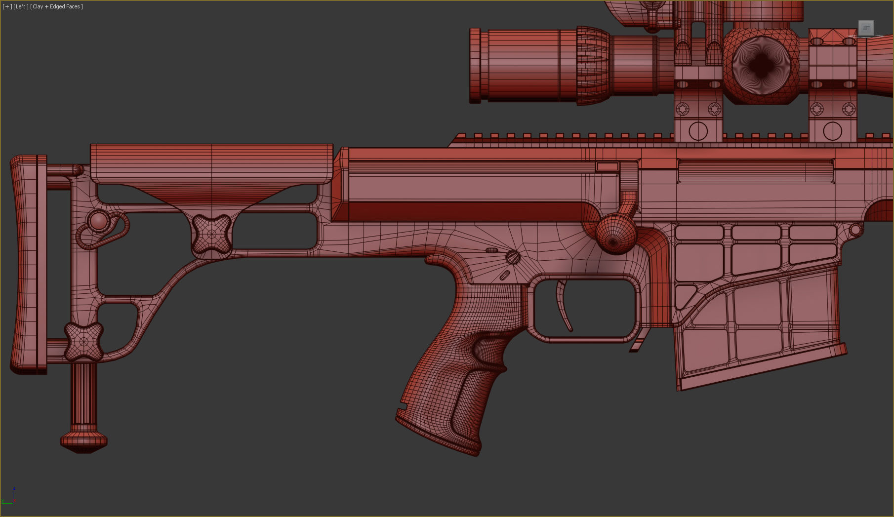 Sniper Set 3D model | CGTrader