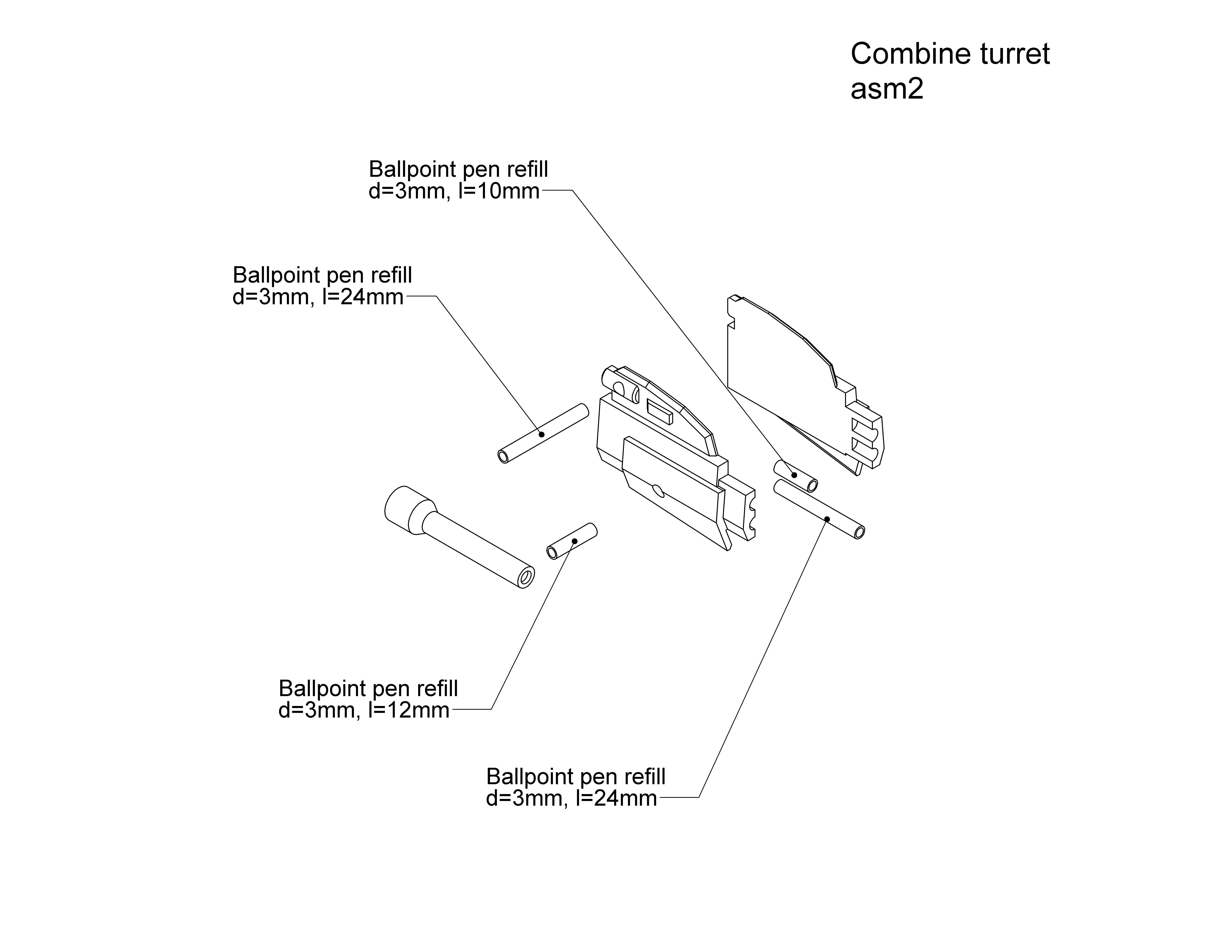 HALF LIFE 2 Combine turret 3D model 3D printable | CGTrader