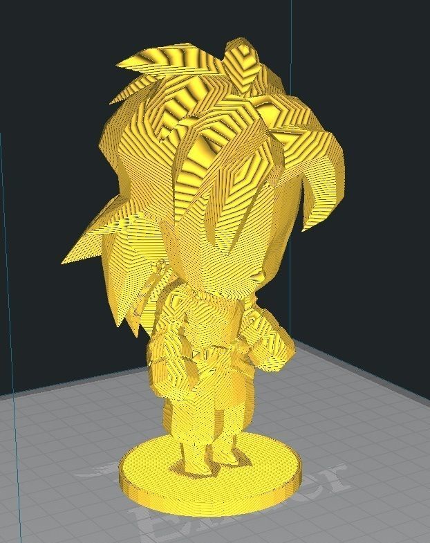 Broly base chibi 3D model 3D printable | CGTrader