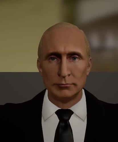 3D model Vladimir Putin Full Body T-Pose VR / AR / low-poly | CGTrader