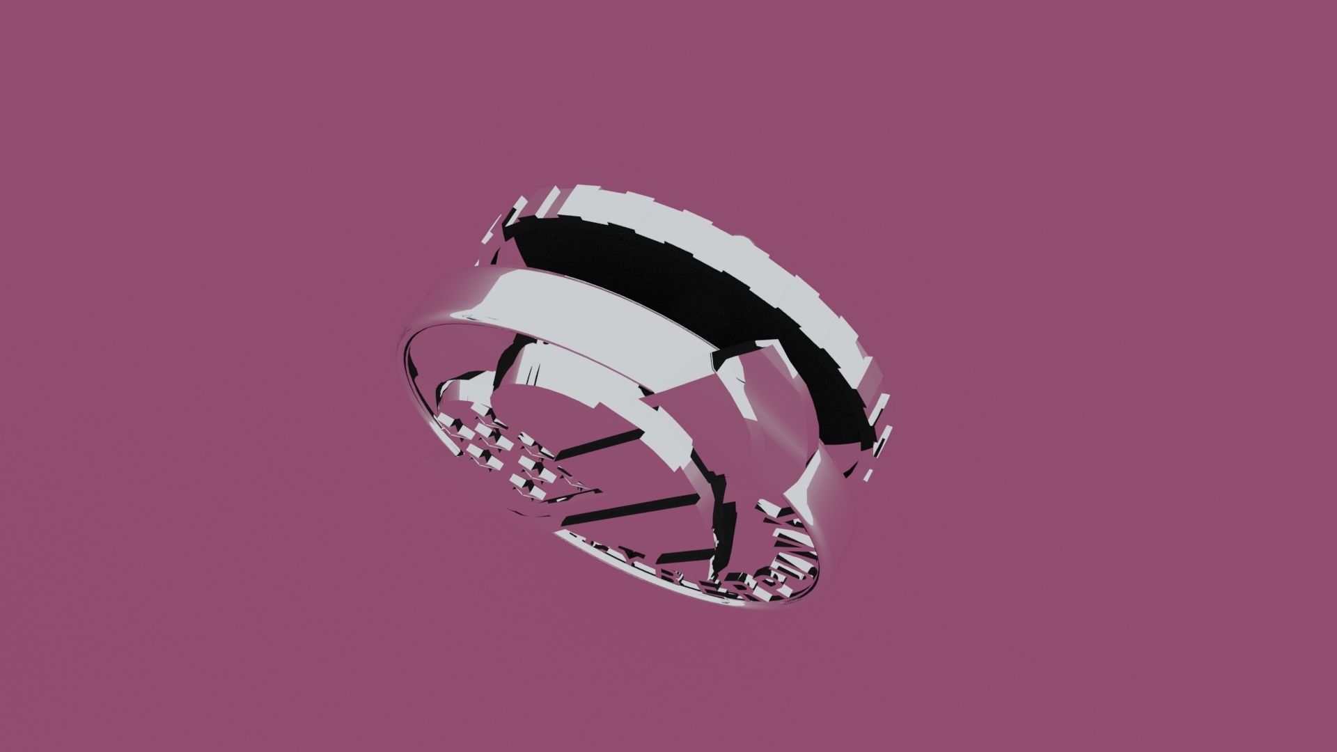 cyberpunk badge 3D model 3D printable | CGTrader