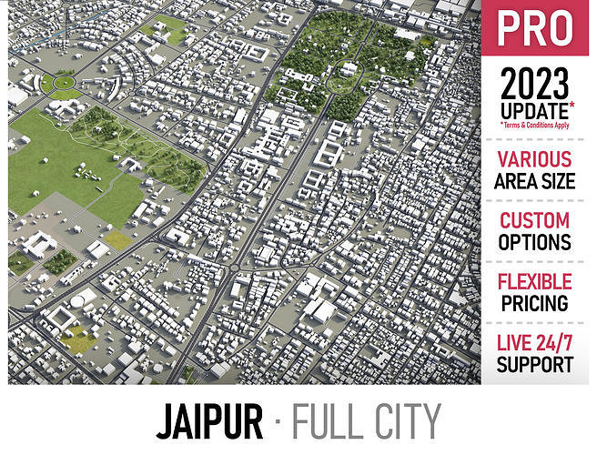 3D model Jaipur VR / AR / low-poly | CGTrader