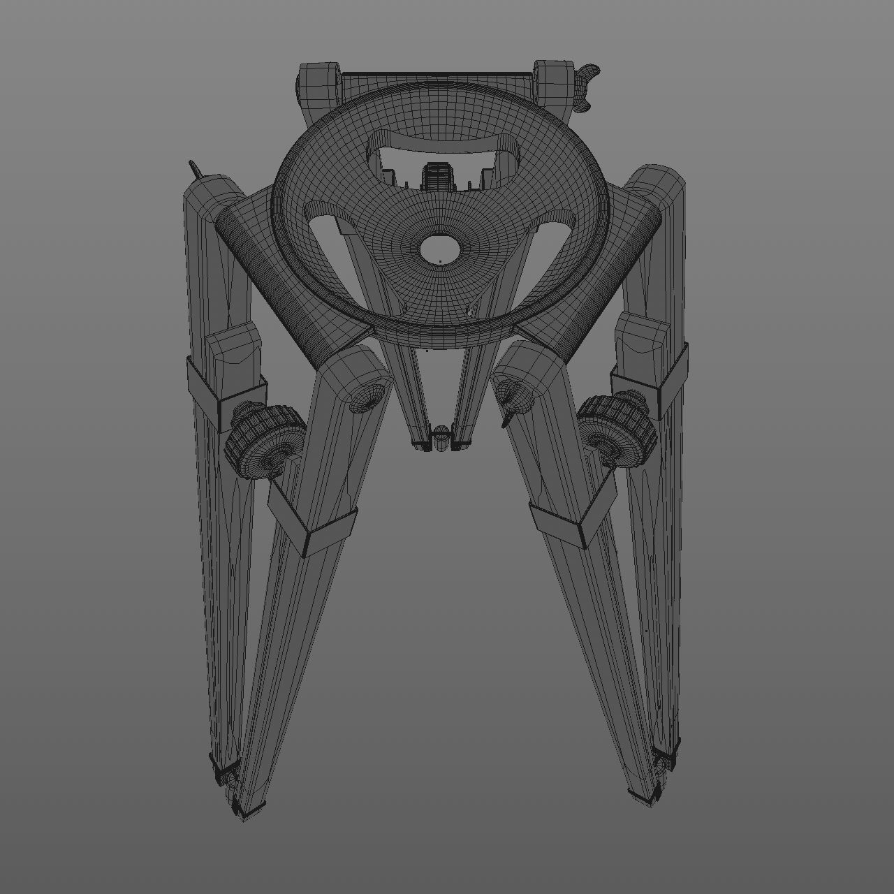 Vintage tripod for cinema camera 3D model | CGTrader