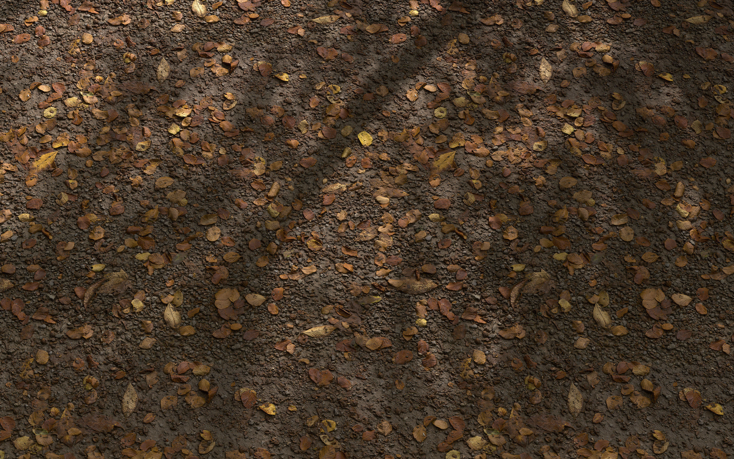 3D Scanned 4K Leaves Ground Texture | CGTrader