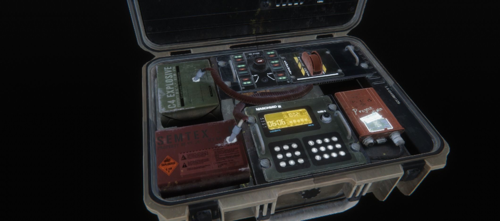 Brief Case Bomb 3D model | CGTrader