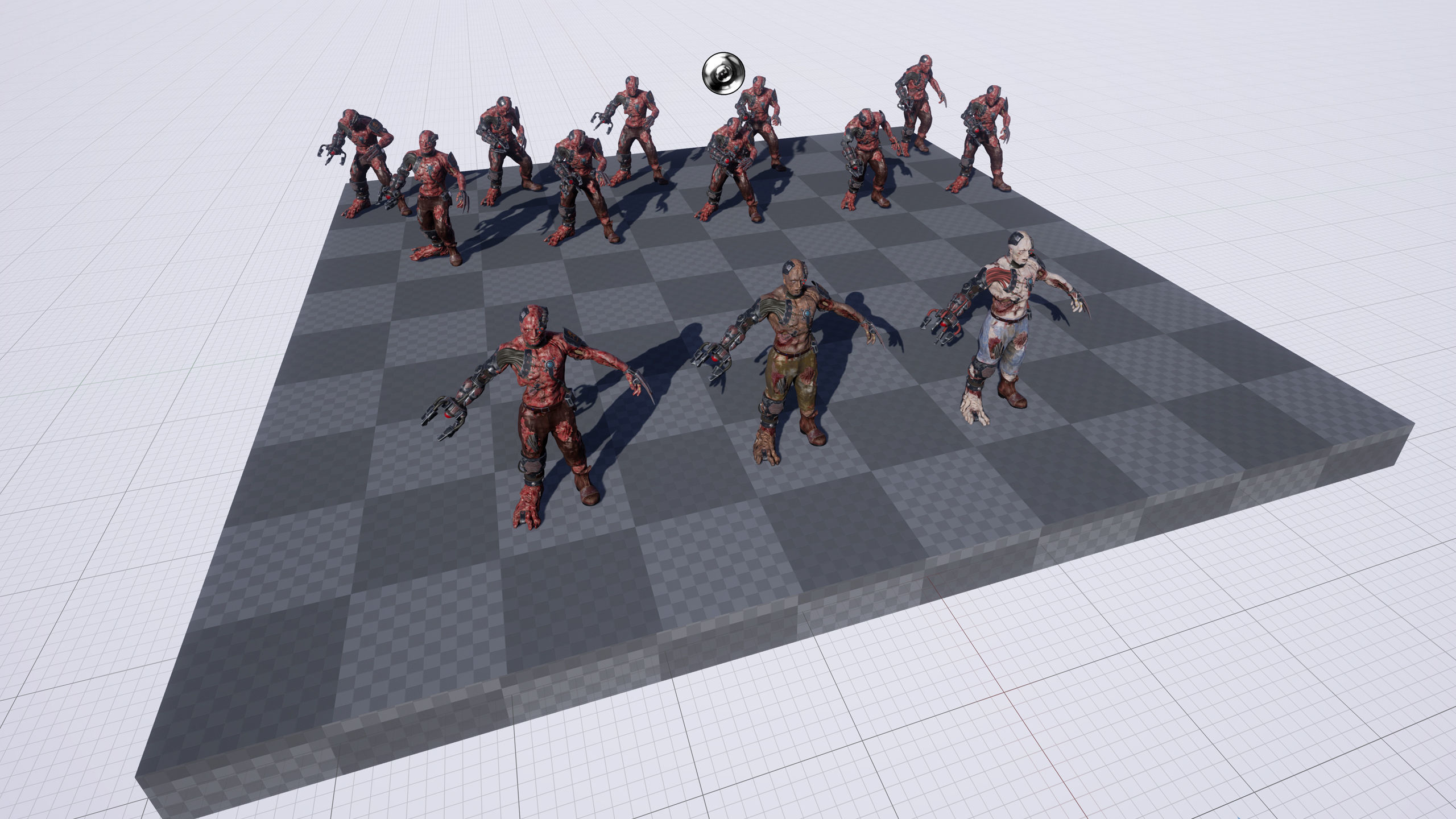 3D model Cyber Monsters VR / AR / low-poly rigged animated | CGTrader