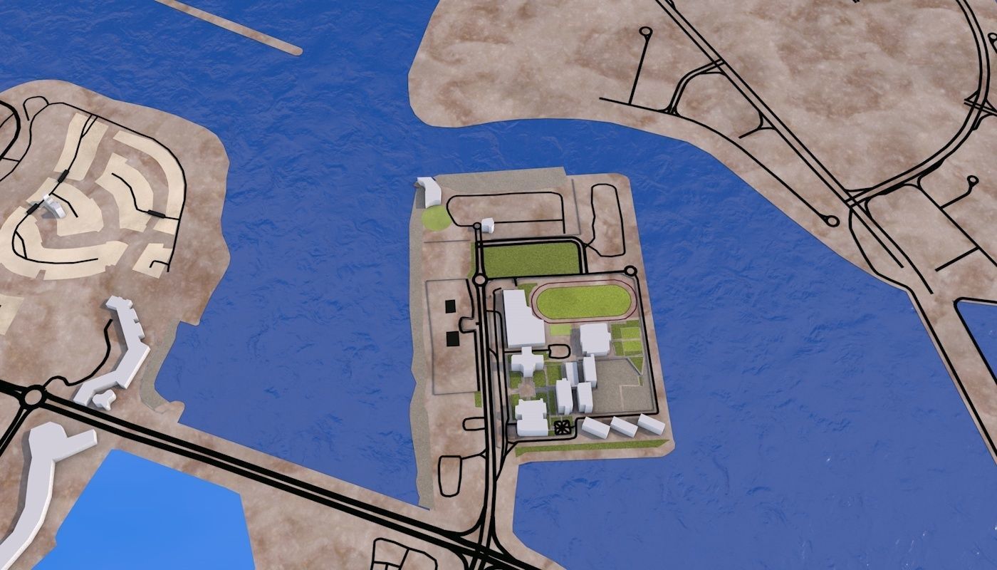 3D model Bahrain Full Manama City VR / AR / low-poly | CGTrader