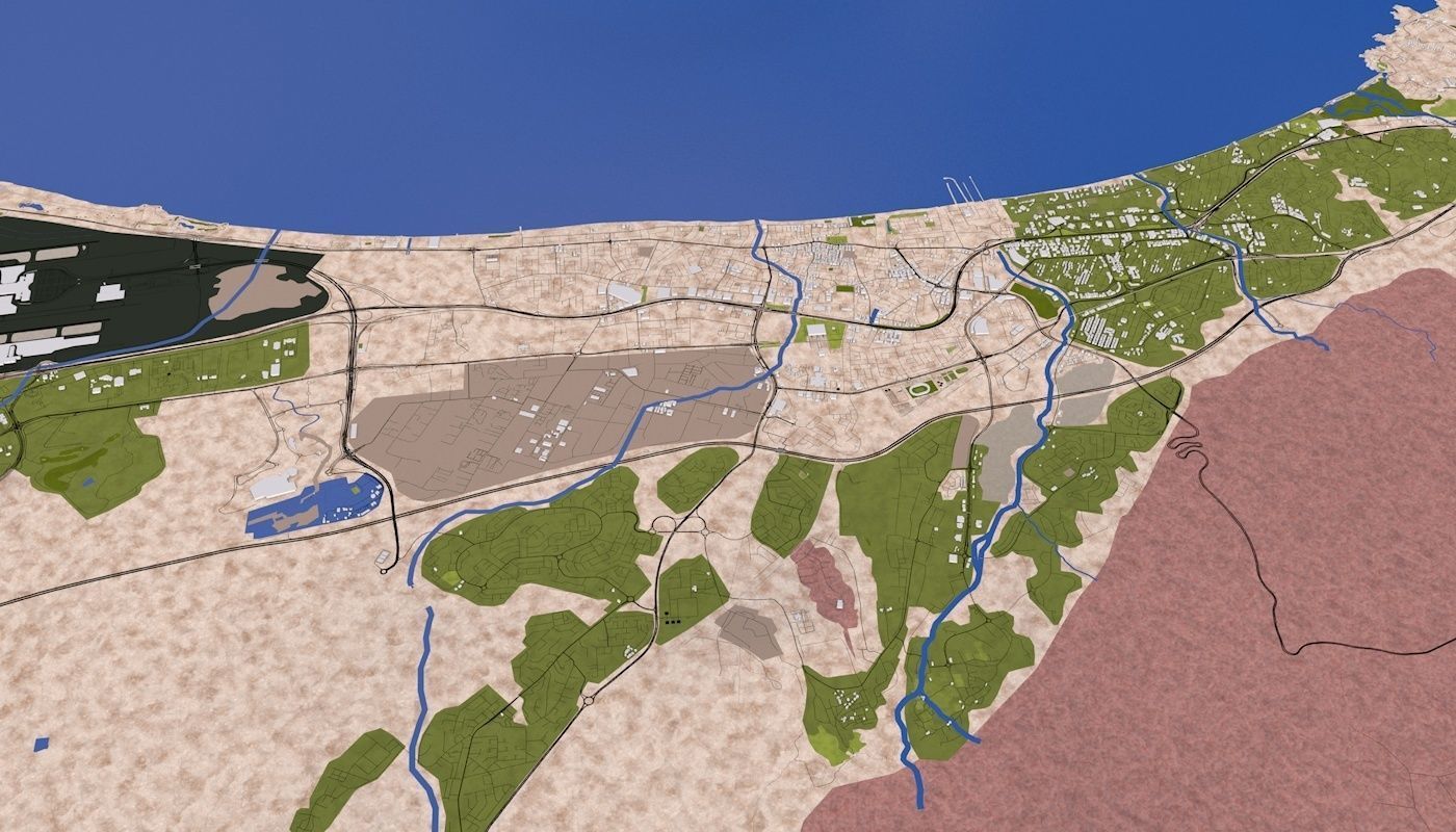 3D model Muscat City Oman VR / AR / low-poly | CGTrader