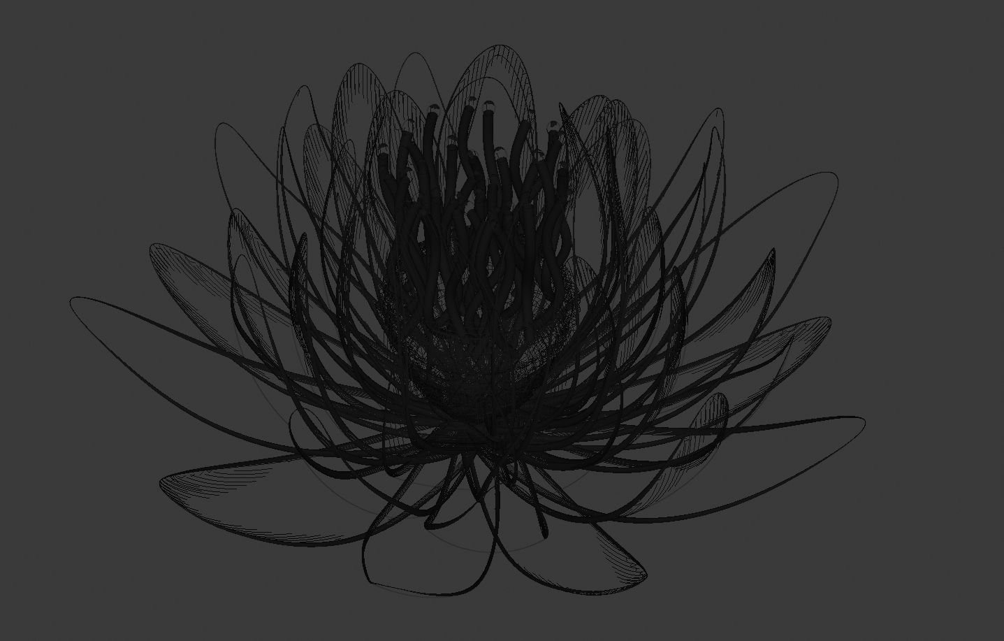 Lotus flower free 3D model | CGTrader