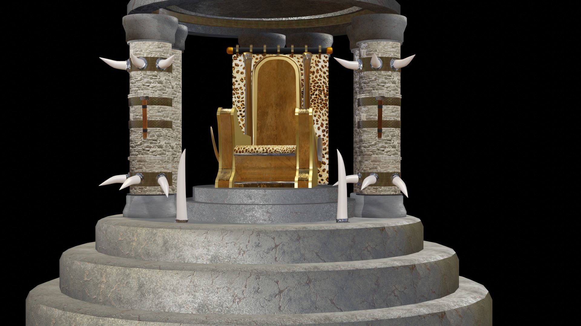 Fantasy throne free VR / AR / low-poly 3D model | CGTrader