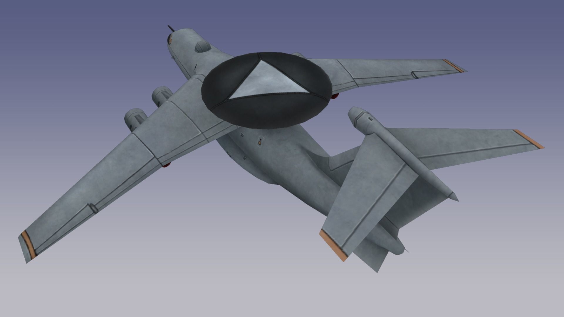 3D model Russian A50-AWACS VR / AR / low-poly | CGTrader