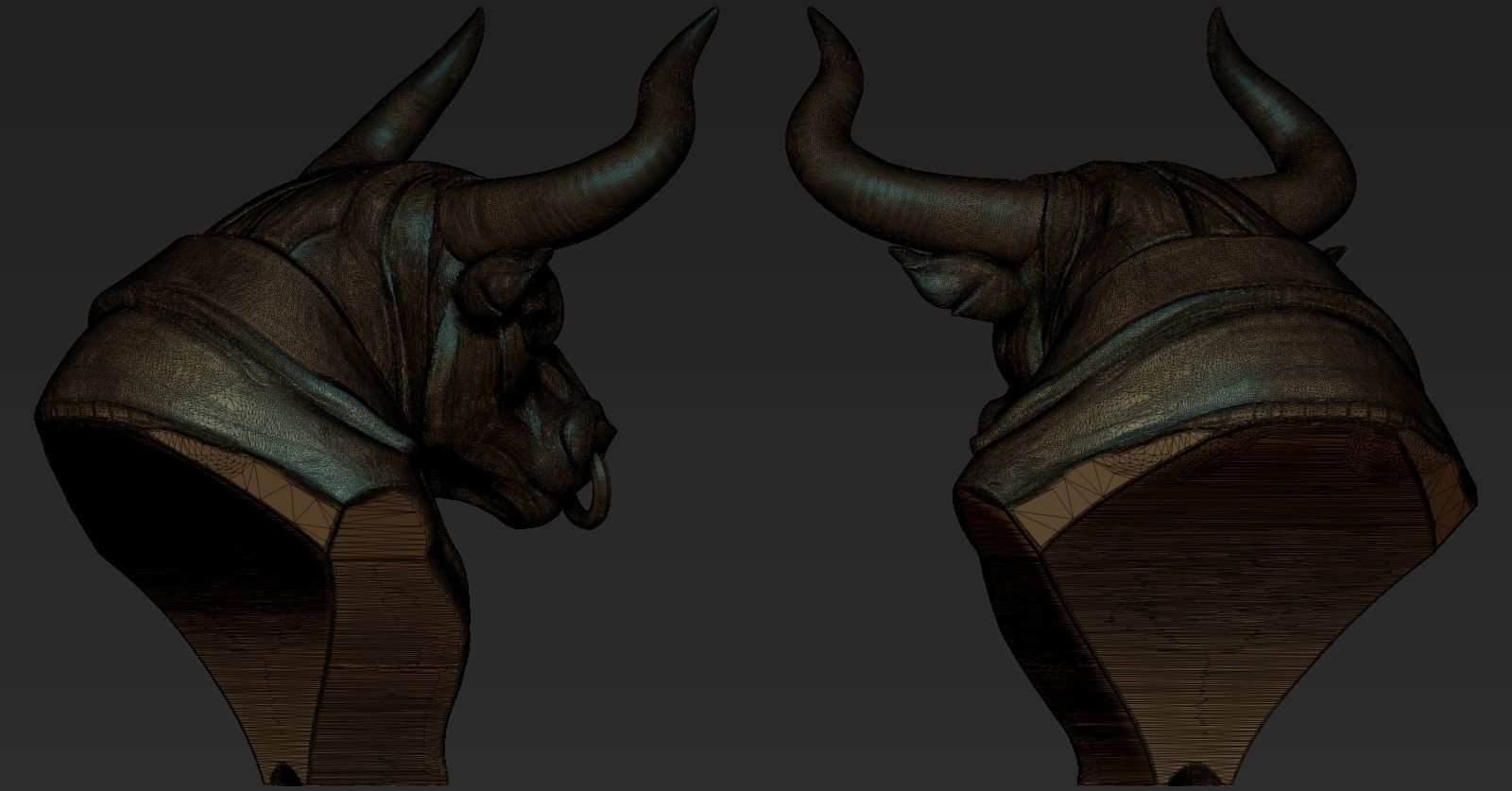 Toros Portrait 3D model 3D printable | CGTrader