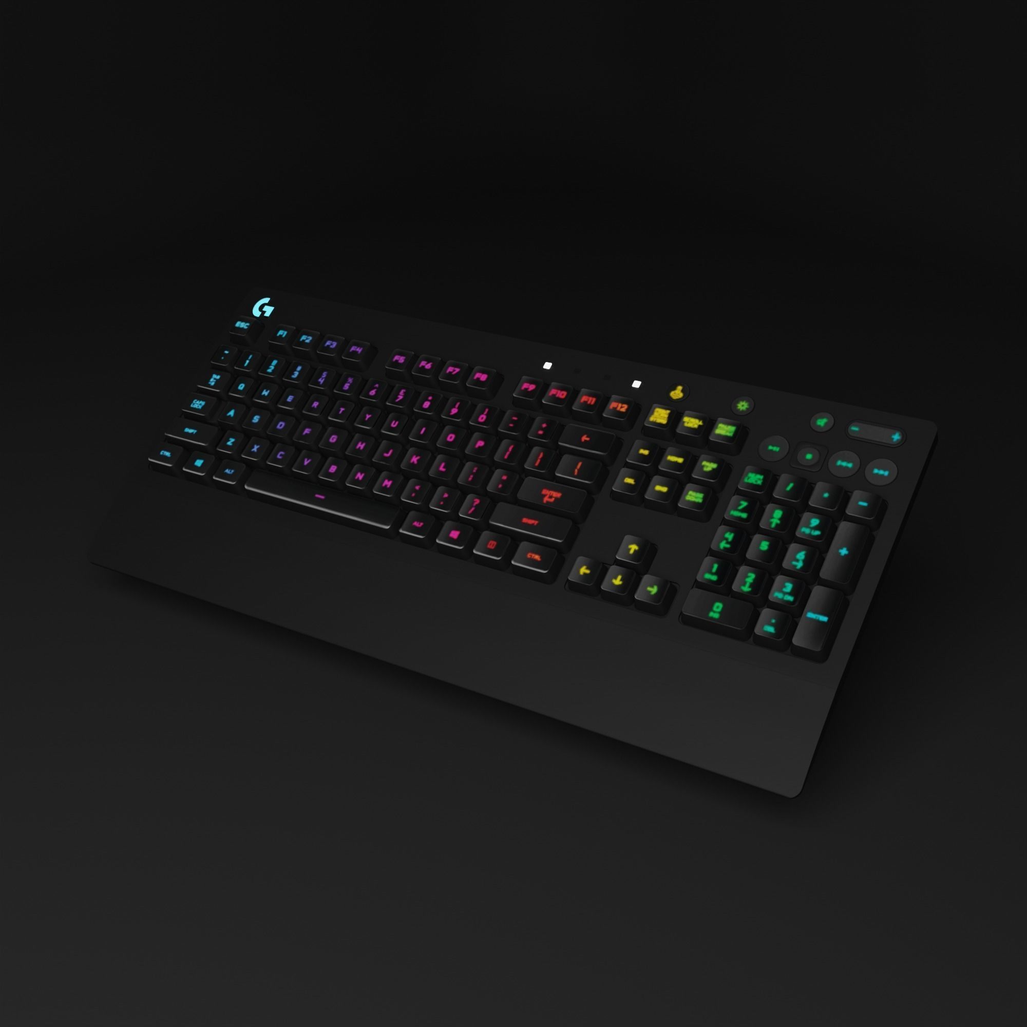 3D model Logitech G-213 prodigy keyboard VR / AR / low-poly | CGTrader