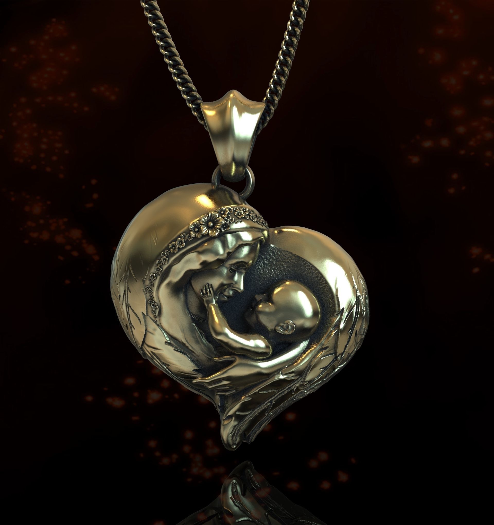 MOM AND BABY 3D model | CGTrader