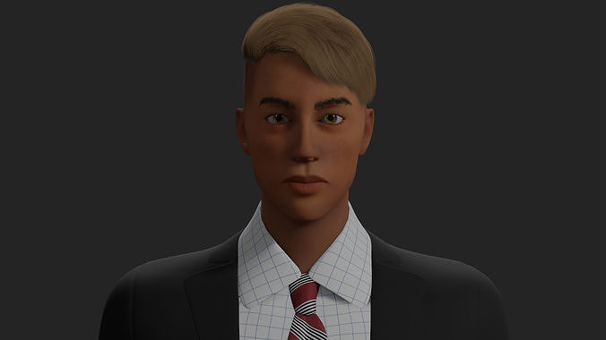 Male character free 3D model rigged | CGTrader