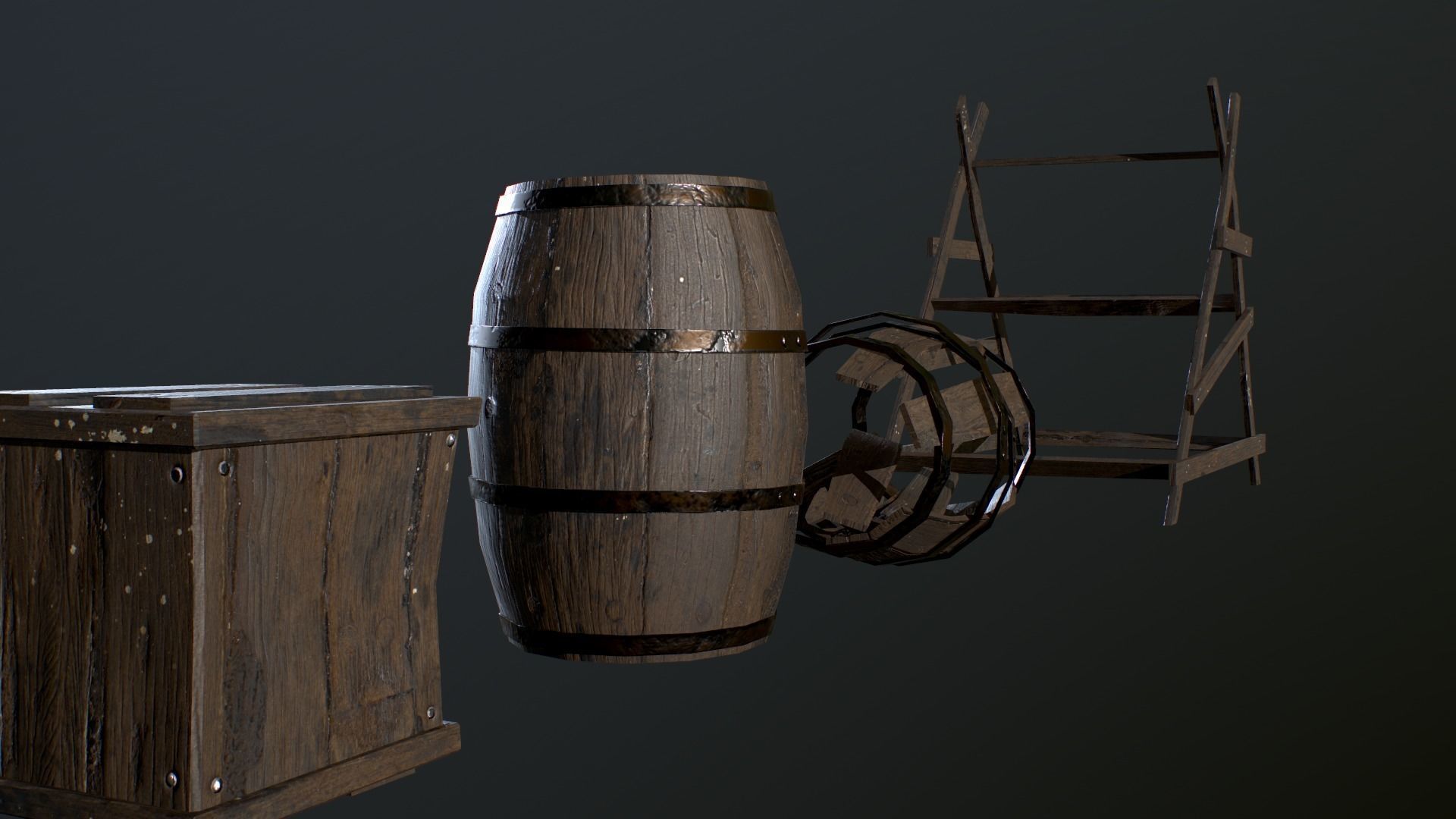 3D model Medieval Small Props Pack Low-poly VR / AR / low-poly | CGTrader