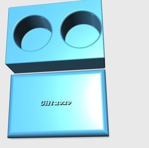 Mini gift Box 2020 3D model 3D printable | CGTrader