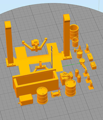 KIT 1 TALLER GARAGE MECANICO MECANIC 3D model 3D printable | CGTrader