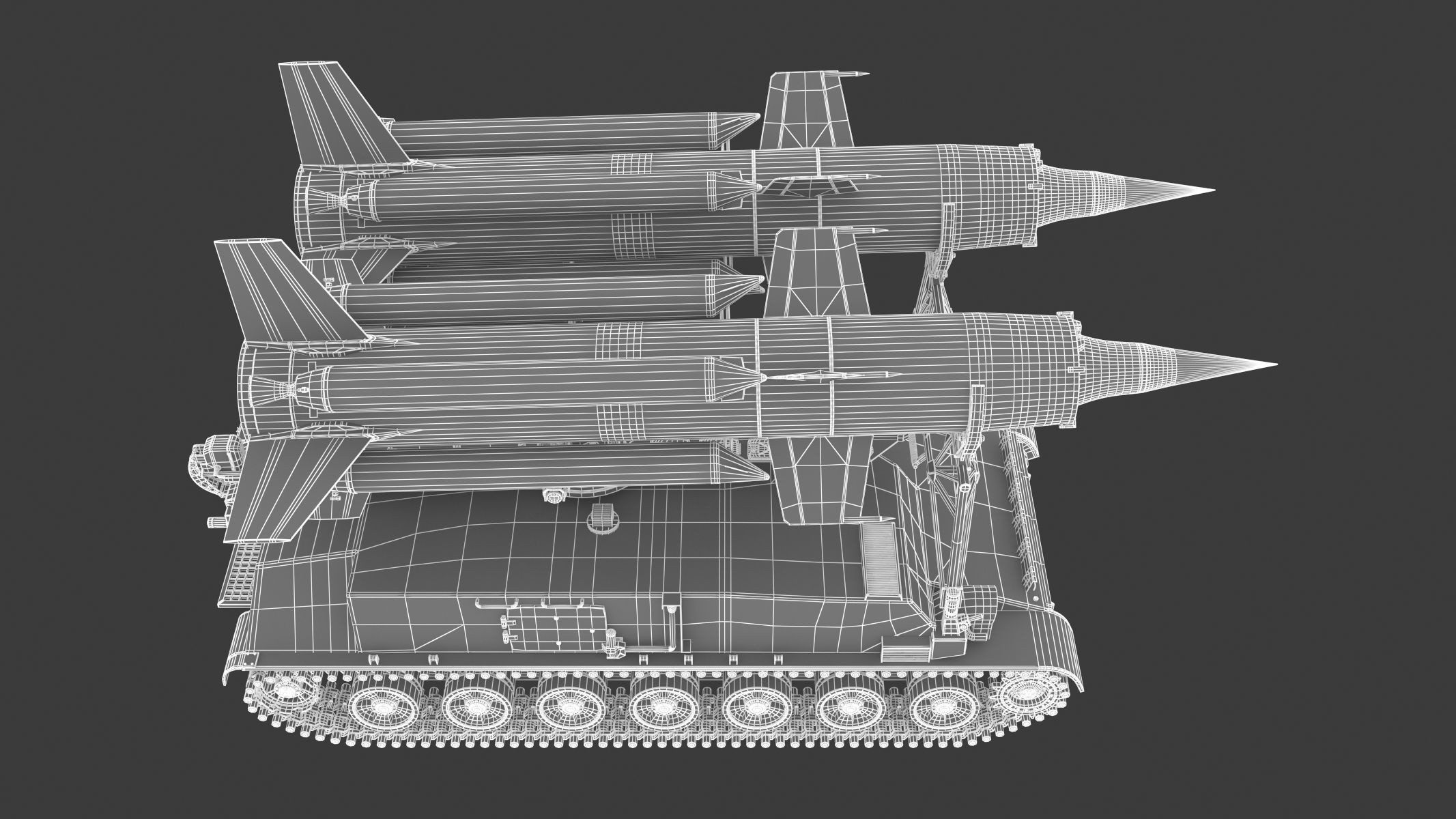 2K11 Krug SA-4 Ganef 3D model | CGTrader