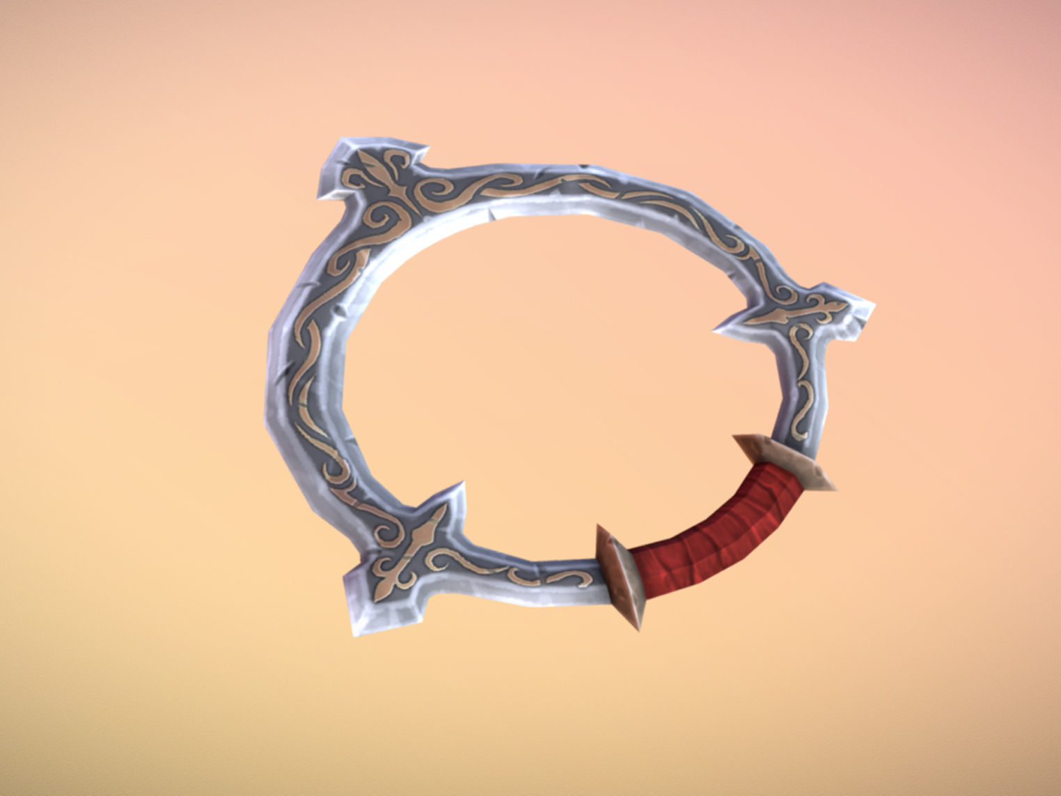 3D model Fantasy Armory - Chakram 01 VR / AR / low-poly | CGTrader