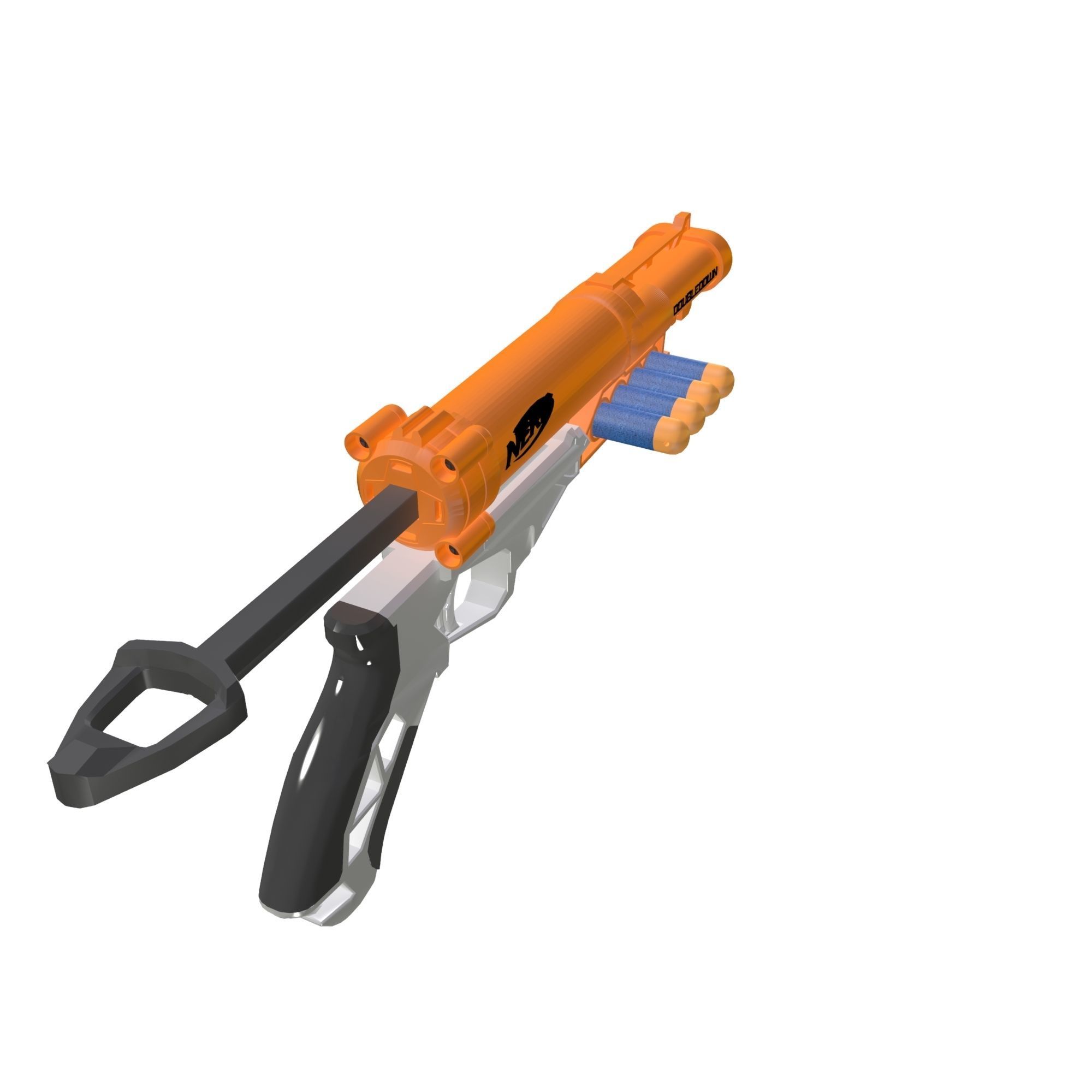 Nerf Doubledown 3D model | CGTrader