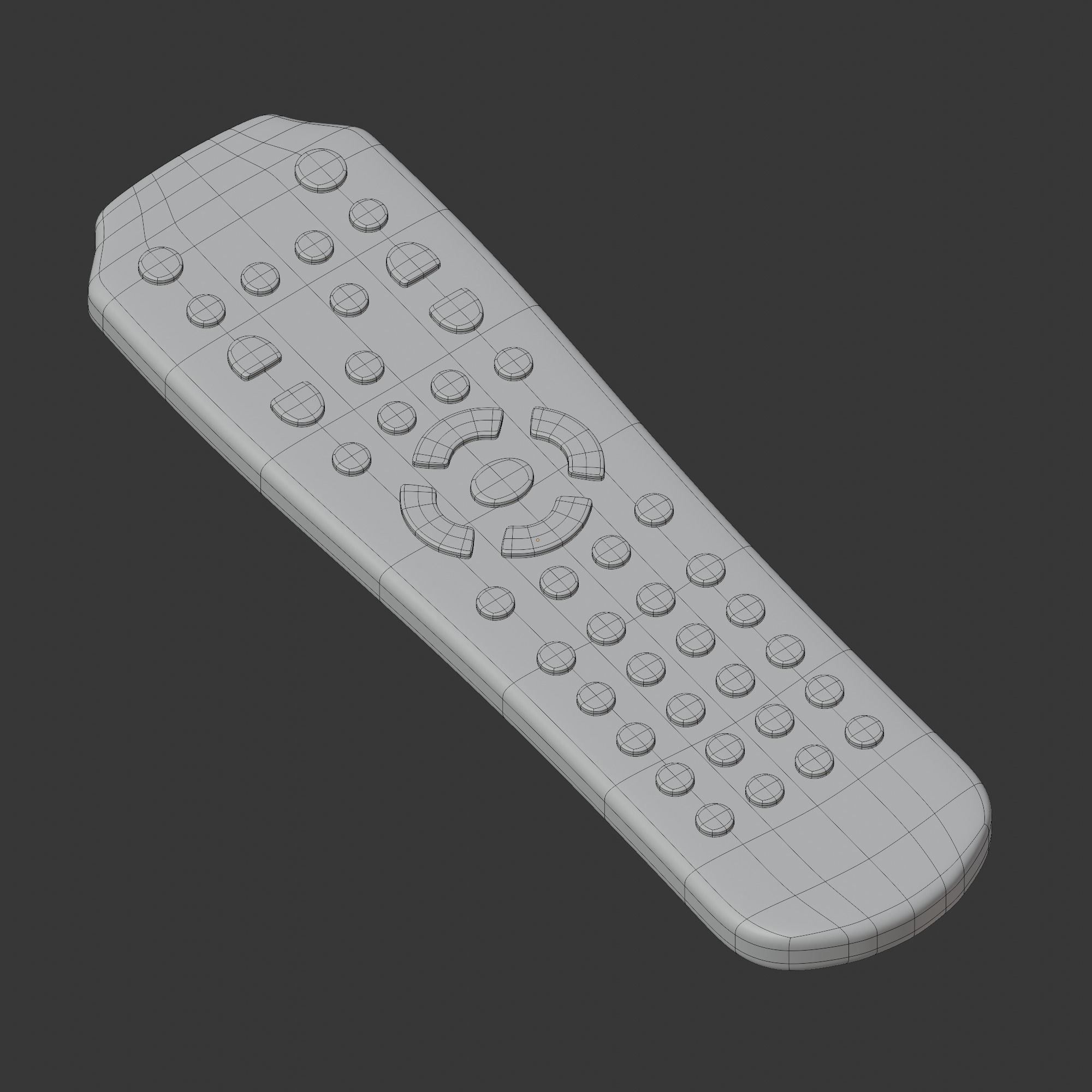 3D model TV Remote Control Subdivision Ready for Film VR / AR / low ...