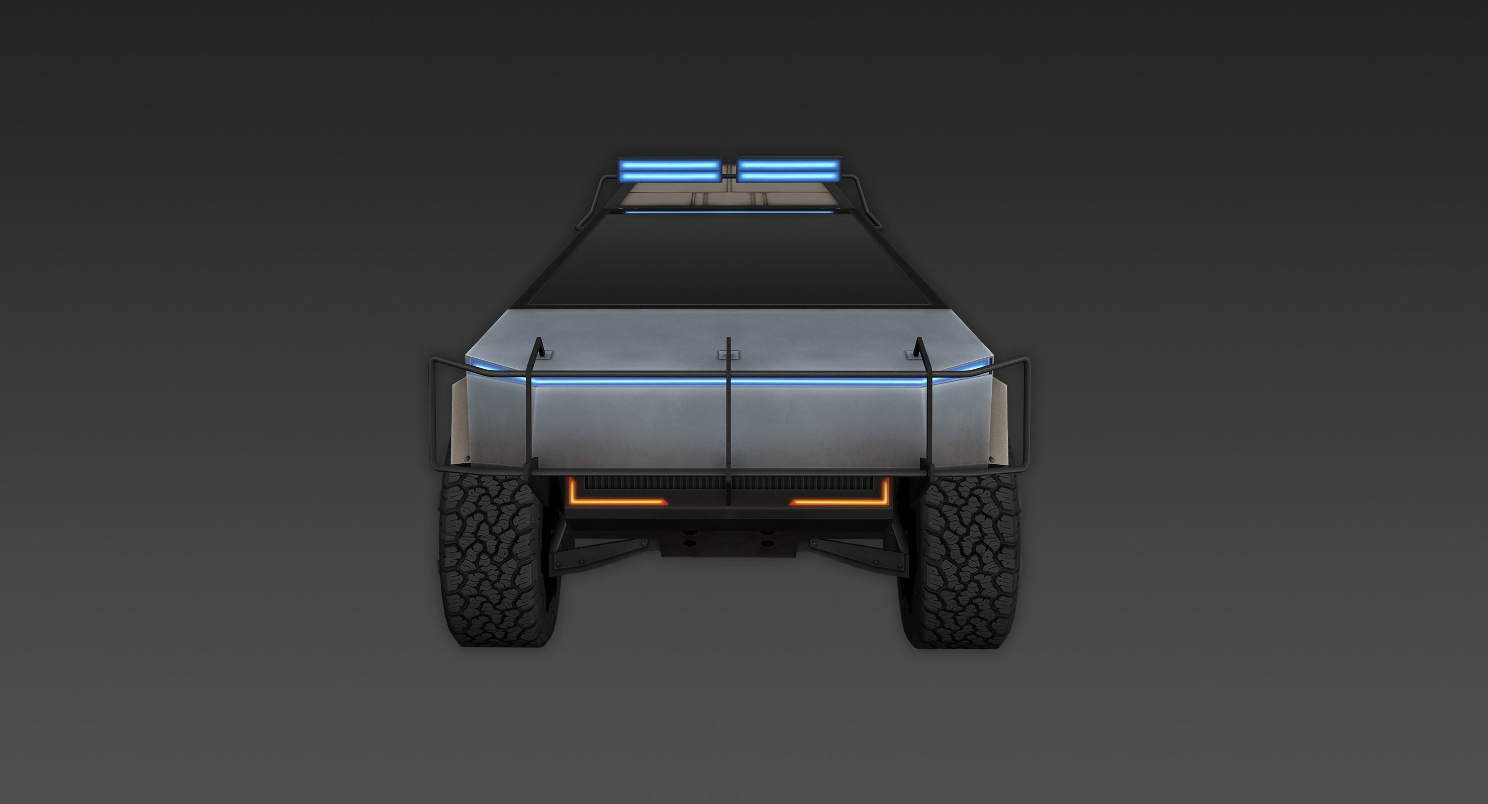 3D model Tesla Cybertruck Off-road Edition VR / AR / low-poly | CGTrader