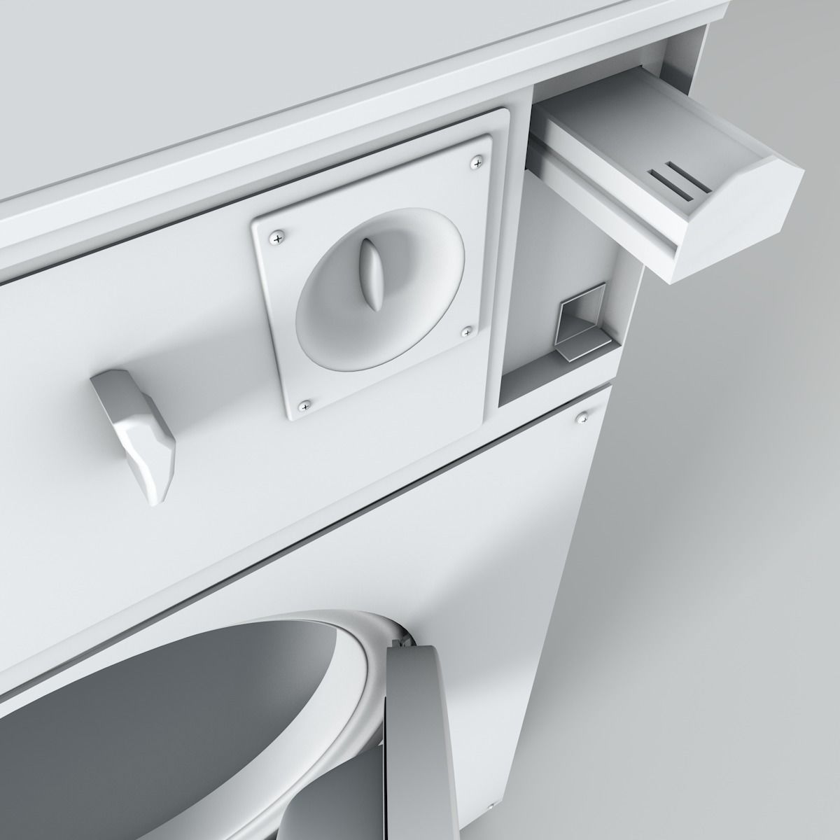 80s Washing Machine 3D model | CGTrader