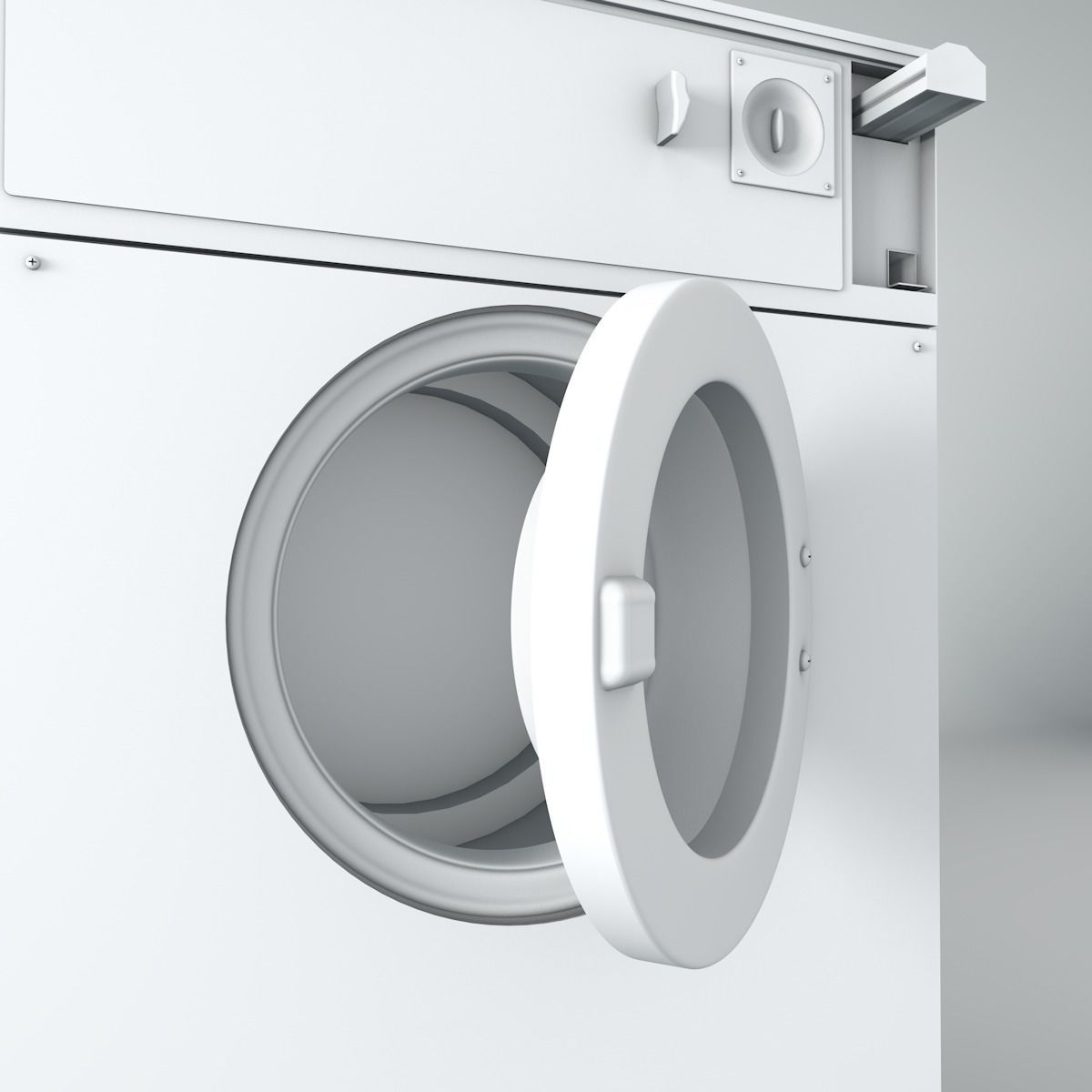 80s Washing Machine 3D model | CGTrader